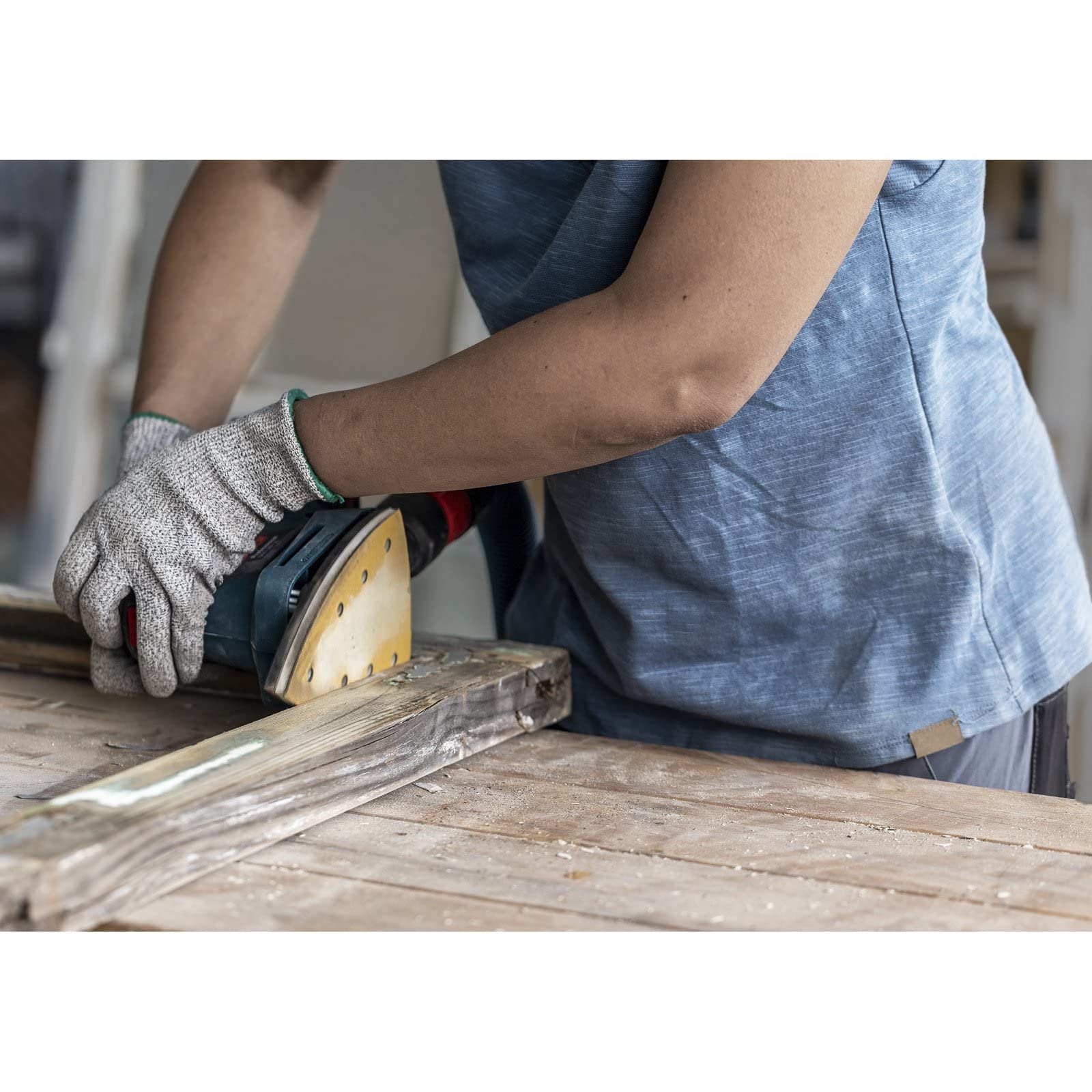 Bosch Professional 50x Expert C470 Sandpaper (for Hardwood, Paint on Wood, 93x186 mm, Grit 60, Accessories Orbital Sander)