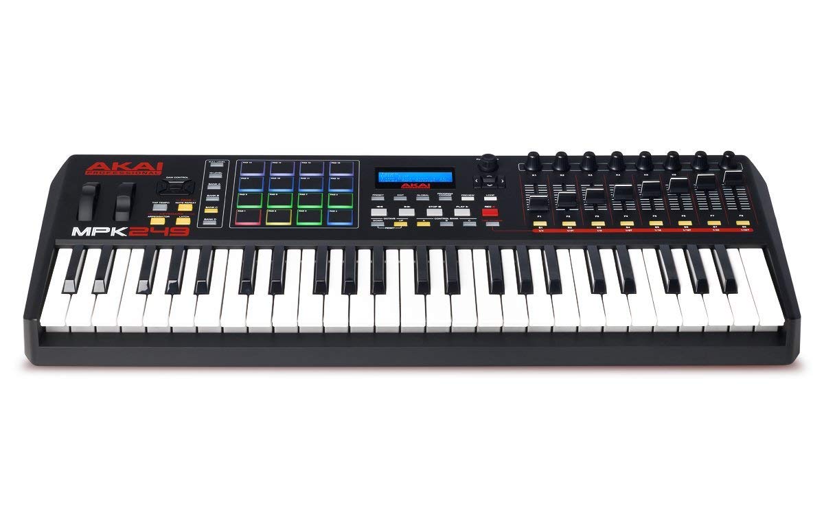 Akai Professional MPK249 | 49-Key Semi-Weighted USB MIDI Keyboard Controller Including Core Control From The MPC Workstations (Renewed)