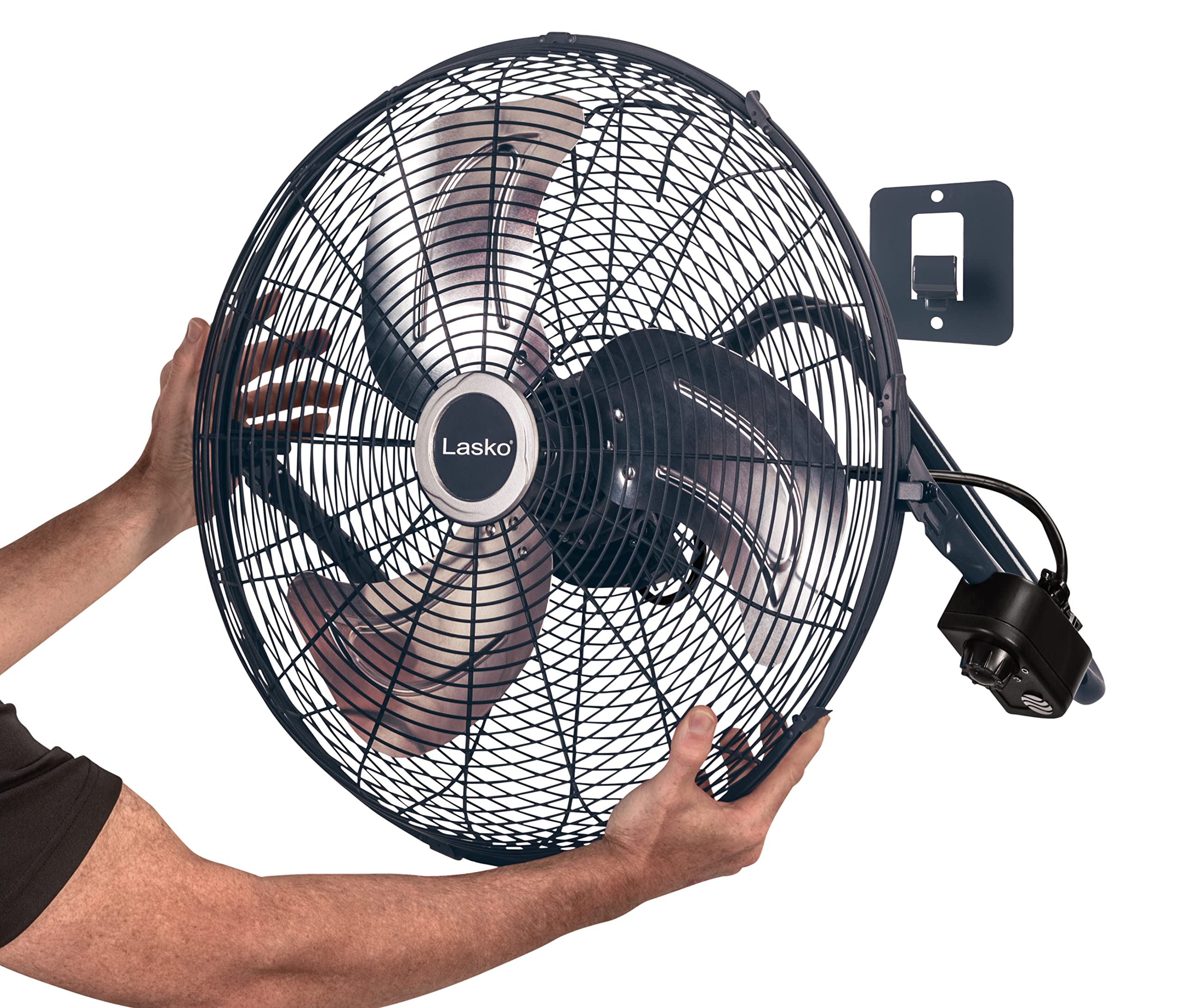 Lasko 20" Floor or Wallmount High velocity fan, Grey H20610