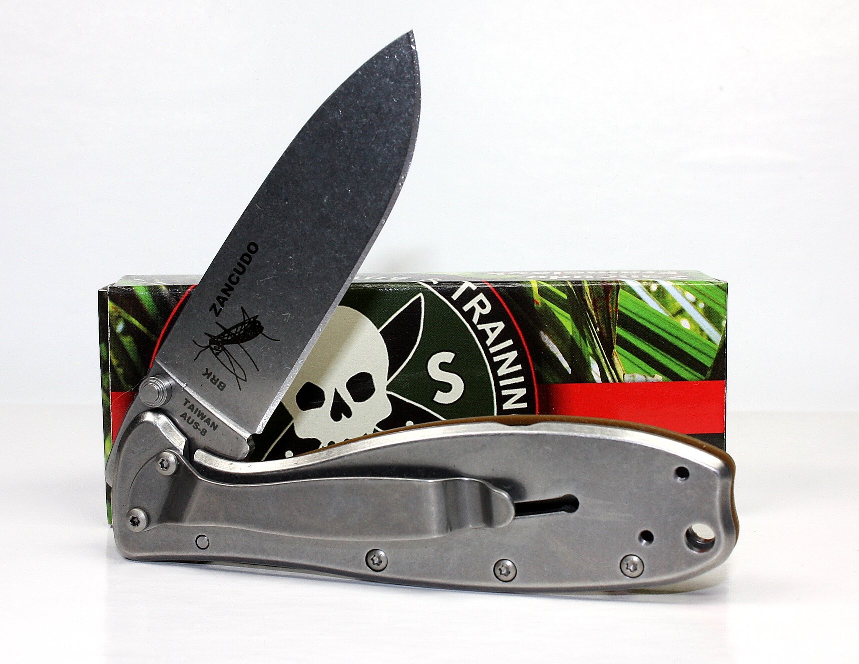 Blue Ridge Knives Zancudo Coyote Brown/Stonewash Framelock Folder