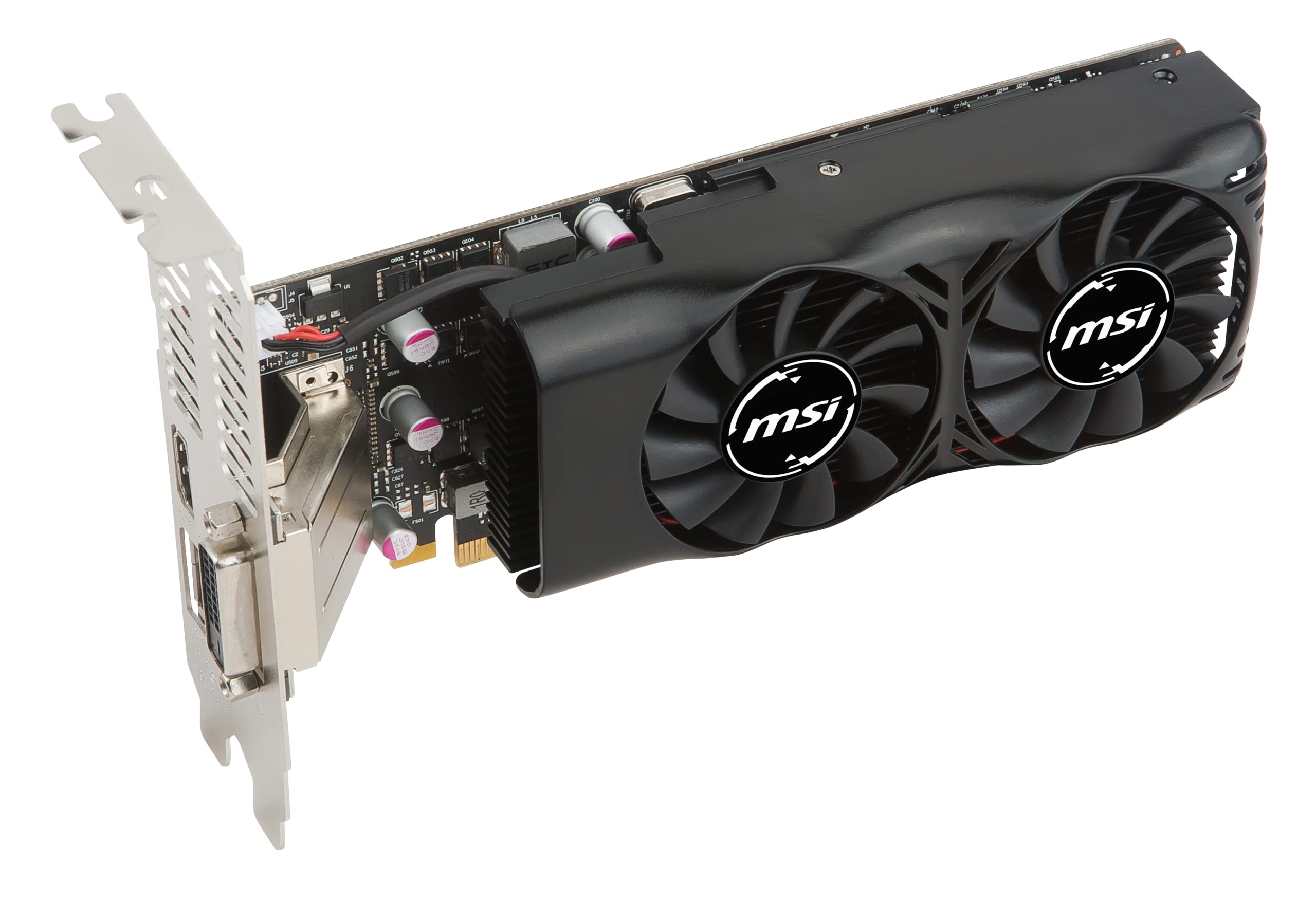 MSI Low Profile Compatible Graphics Cards GeForce GTX 1050 Ti 4GT LP