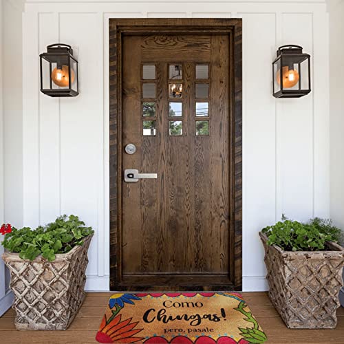 Bathroom Doormat Como Chingas! Pero pasale - Funny Spanish Doormat,Doormat Kitchen Door Mat Bedroom Carpet Porch Rugs 16 * 24in