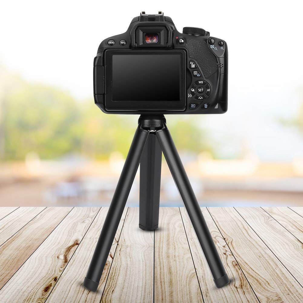 Action Camera Tripod Mini Tripod Folding Phone Tripod Stand Mini Aluminium Alloy Heavy Load Folding 1/4'' Screw Tripod Accessory for Camera Gimbal