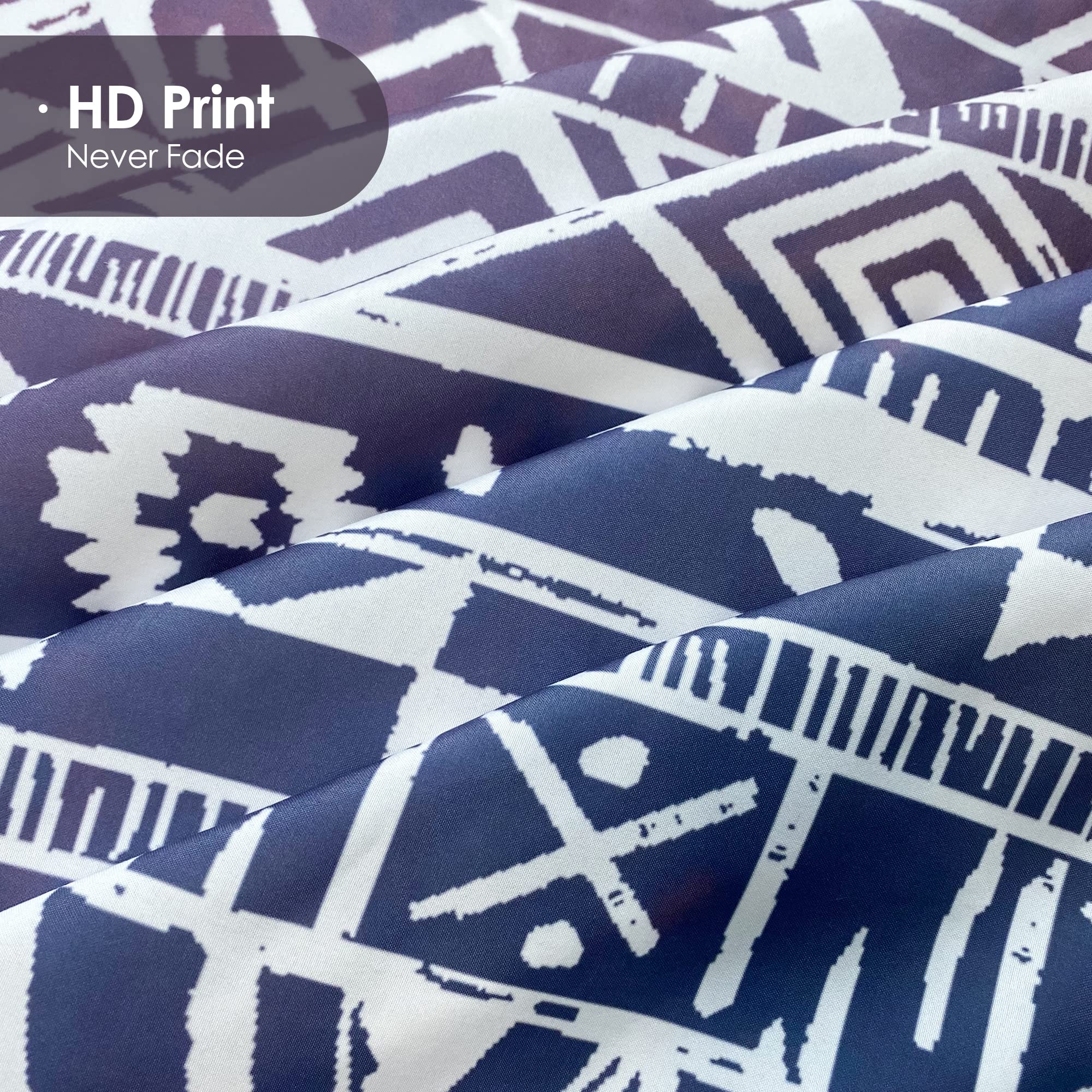 Style Quarters 3PCS Boho Duvet Cover Queen Pink and Blue Includes 1 Duvet Cover + 2 Shams Gradient Boho Duvet Cover