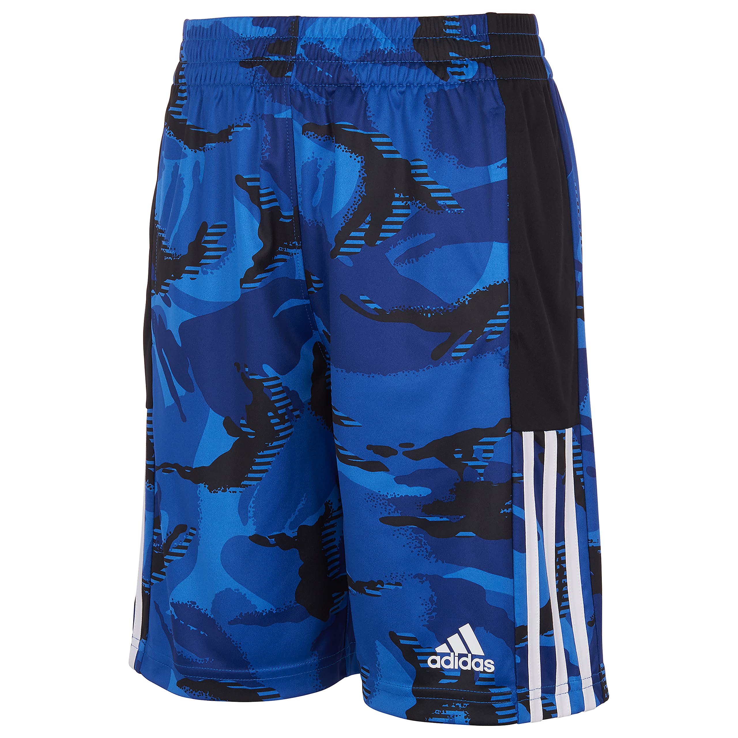 adidas Boys' AEROREADY Action Camo Shorts, Team Royal Blue, 6