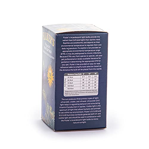 Fluker's Black Nightlight Bulbs for Reptiles 100 watt
