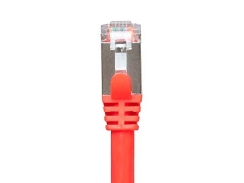 Monoprice Cat7 Ethernet Patch Cable - 2 Feet - Blue | Network Internet Cord - Flexboot RJ45 Stranded 600Mhz S/FeetP CMX Pure Bare Copper Wire 26AWG - Entegrade Series