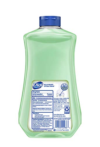Dial Complete Antibacterial Foaming Hand Wash Refill, Fresh Pear, 32 fl oz (Pack of 3)