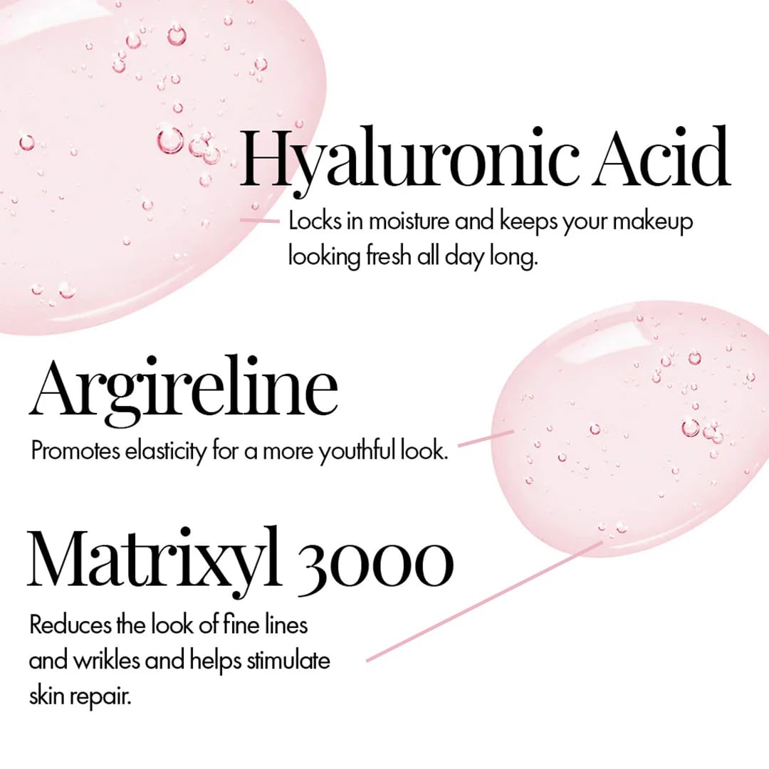 MagicMinerals AirBrush Foundation Set by Jerome Alexander – 3pc Set Includes Primer, Foundation and Kabuki Brush - Spray Makeup with Anti-aging Ingredients for Smooth Radiant Skin (Warm Medium)