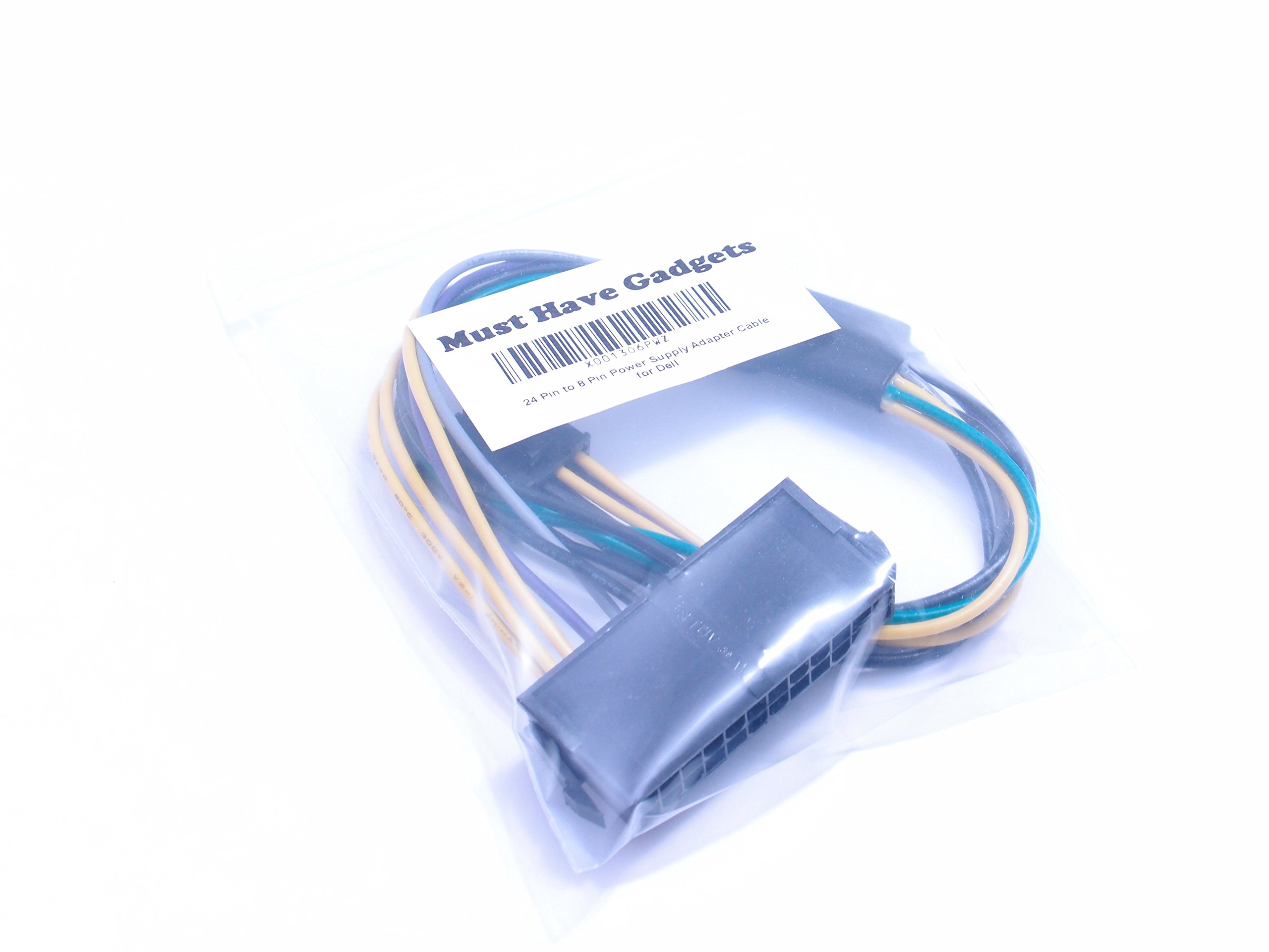 Must Have Gadgets 24 pin to 8 pin ATX Power Supply Adapter Cable for DELL Optiplex 3020 7020 9020 Precision T1700
