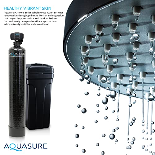 Aquasure 48,000 Grains Whole House Water Filtration Bundle with Digital Metered Control Softener, Pre-Filters, 75 GPD RO Reverse Osmosis System, Eliminates 99% of Water Contaminants (3-4 bathrooms)