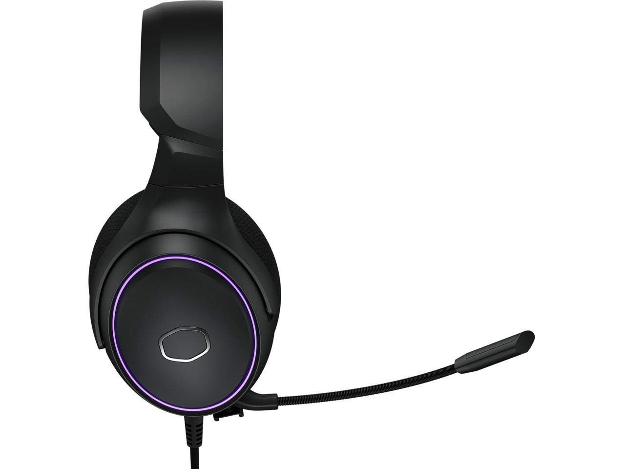 Cooler Master MH650 Gaming Headset with RGB Illumination, Virtual 7.1 Surround Sound, Durable Aluminum Frame, Detachable Omni-Directional Boom Mic, USB Connectivity (MH-650)