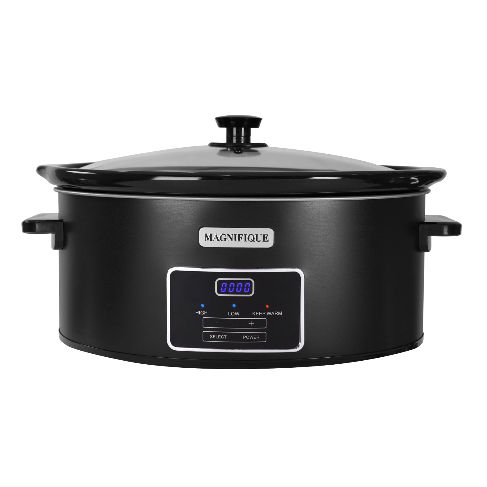 HOMECOOKIN 4-Quart Slow Cooker with Casserole Manual Warm Setting - Perfect Kitchen Small Appliance for Family Dinners, Dishwasher Safe Crock, Red