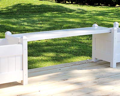 BestNest Dura-Trel Small Planter Boxes and Seat Package