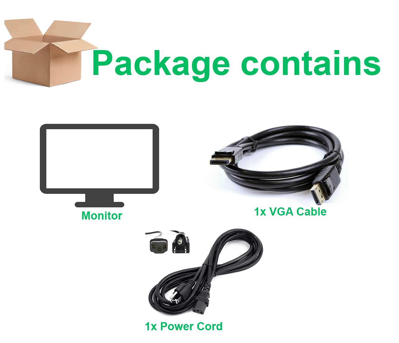 Dell P2314HT Monitor Full FHD 1920 x 1080, Display Port, VGA, DVI, 16.7 Million Colors, 8 ms Response time, 178 Degree Viewing Angle, 30-83 kHz Refrest Rate (Renewed)