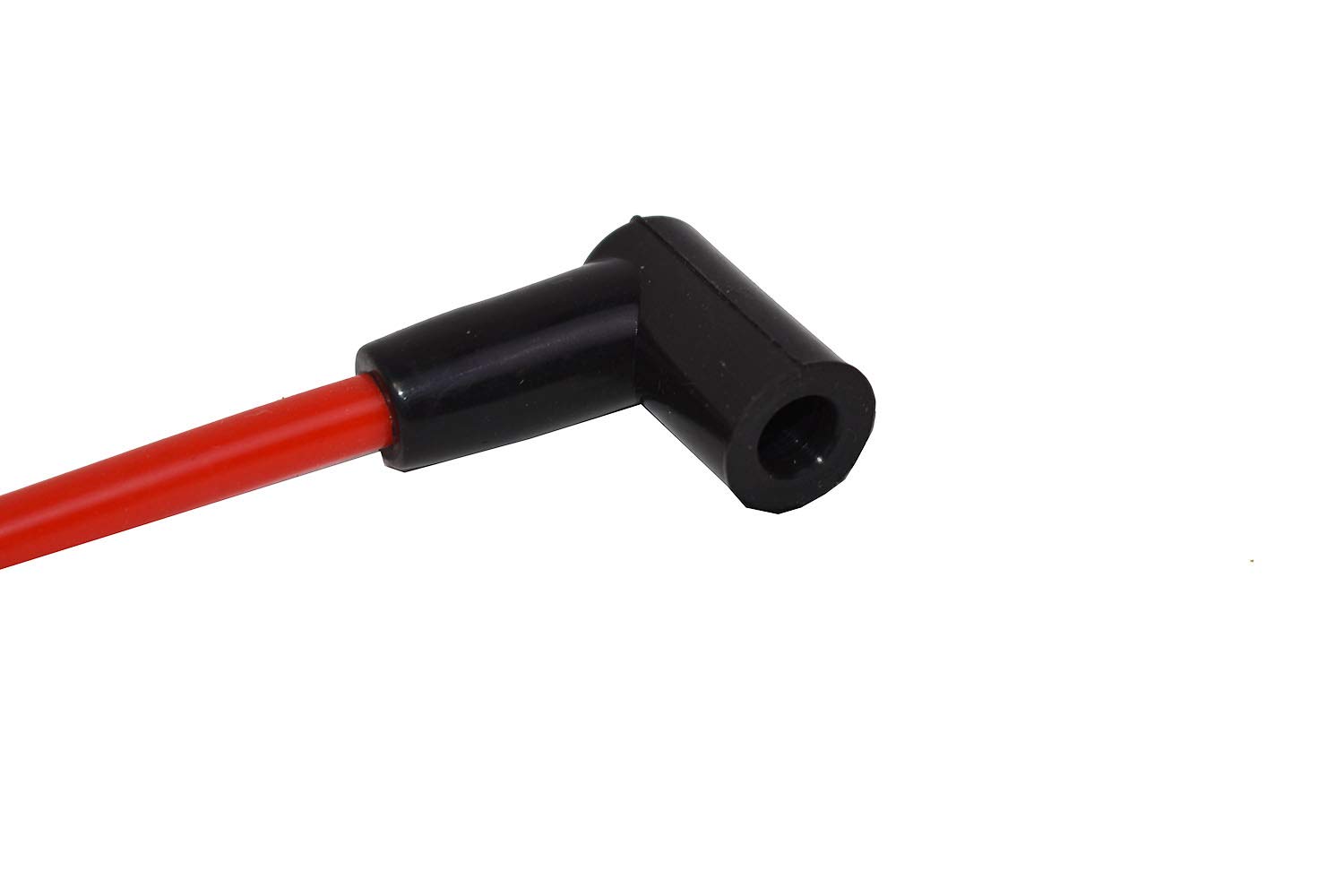 A-Team Performance - Set of 6 Cylinder 8.0mm Red Silicone Durable Two-Layered Silicone Coating Spark Plug Wires 4.3 Vortec - Compatible with GMC Chevy 230, 250, 292, 350
