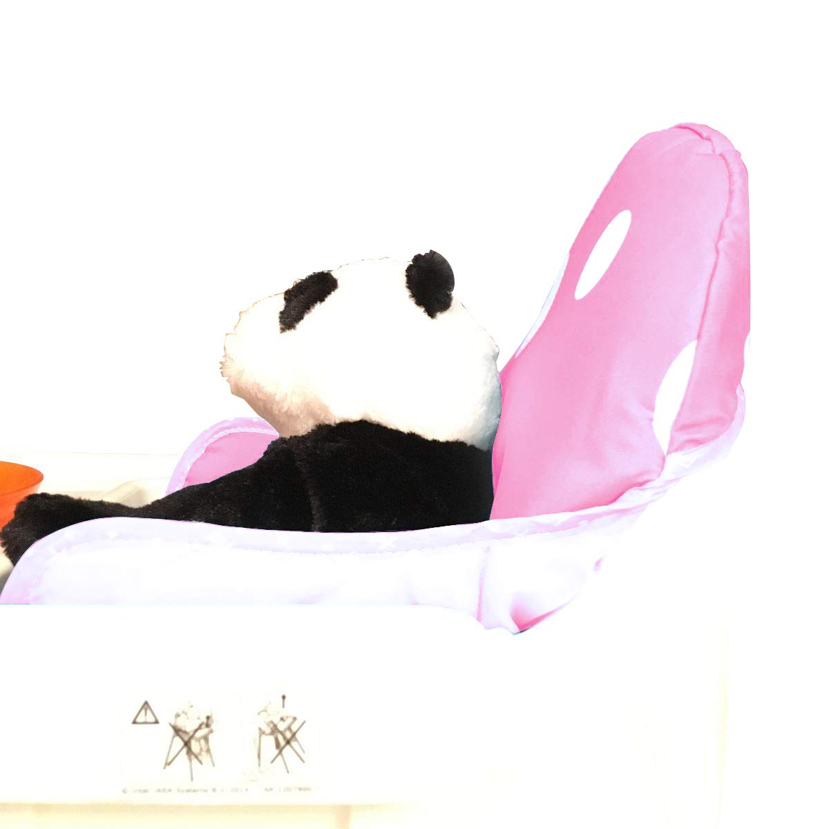 ZARPMA Highchair Cushion for IKEA Antilop Highchair, New Version Baby Highchair Seat Covers, More Thick, Washable Foldable, Child Chair Insert Mat Padding (Pink)