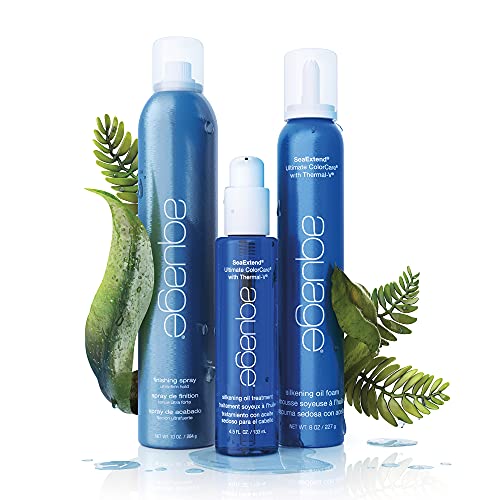 SeaExtend Silkening Oil Treatment - No-Hold, Crystal-Clear, Ultra-Light Formula Smooths, Silkens and Adds Brilliant Shine, 4.5 oz
