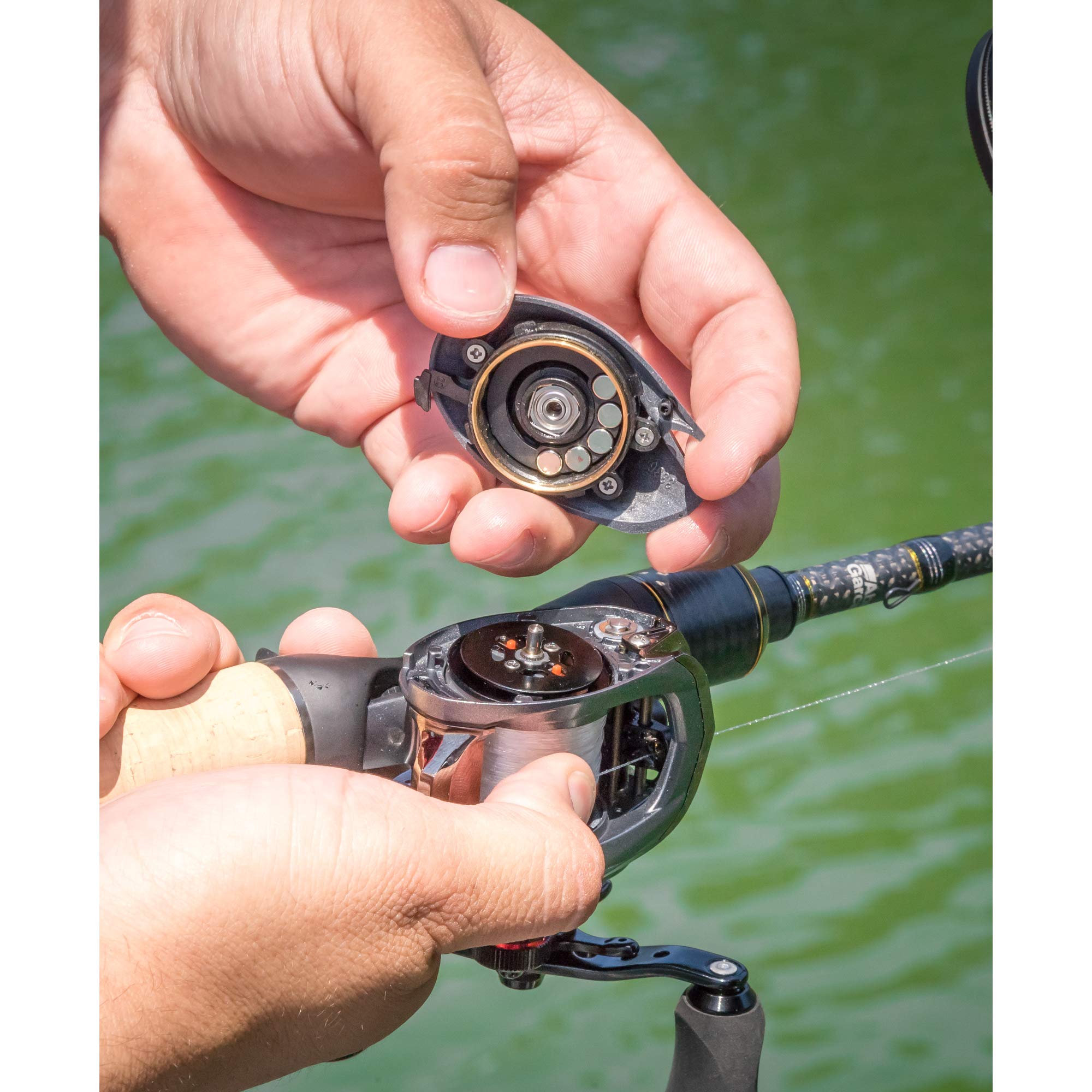 Abu Garcia, Revo AL-F Low Profile Casting Reel, 6.4:1 Gear Ratio, 9 Bearings, 25" Retrieve Rate, 17 lb Max Drag, Right Hand