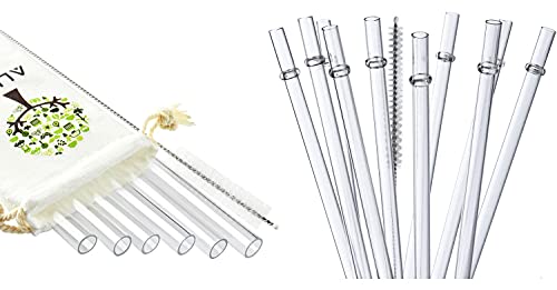 ALINK 10 Tritan Reusable Straws + 6 Tritan Smoothie Straws