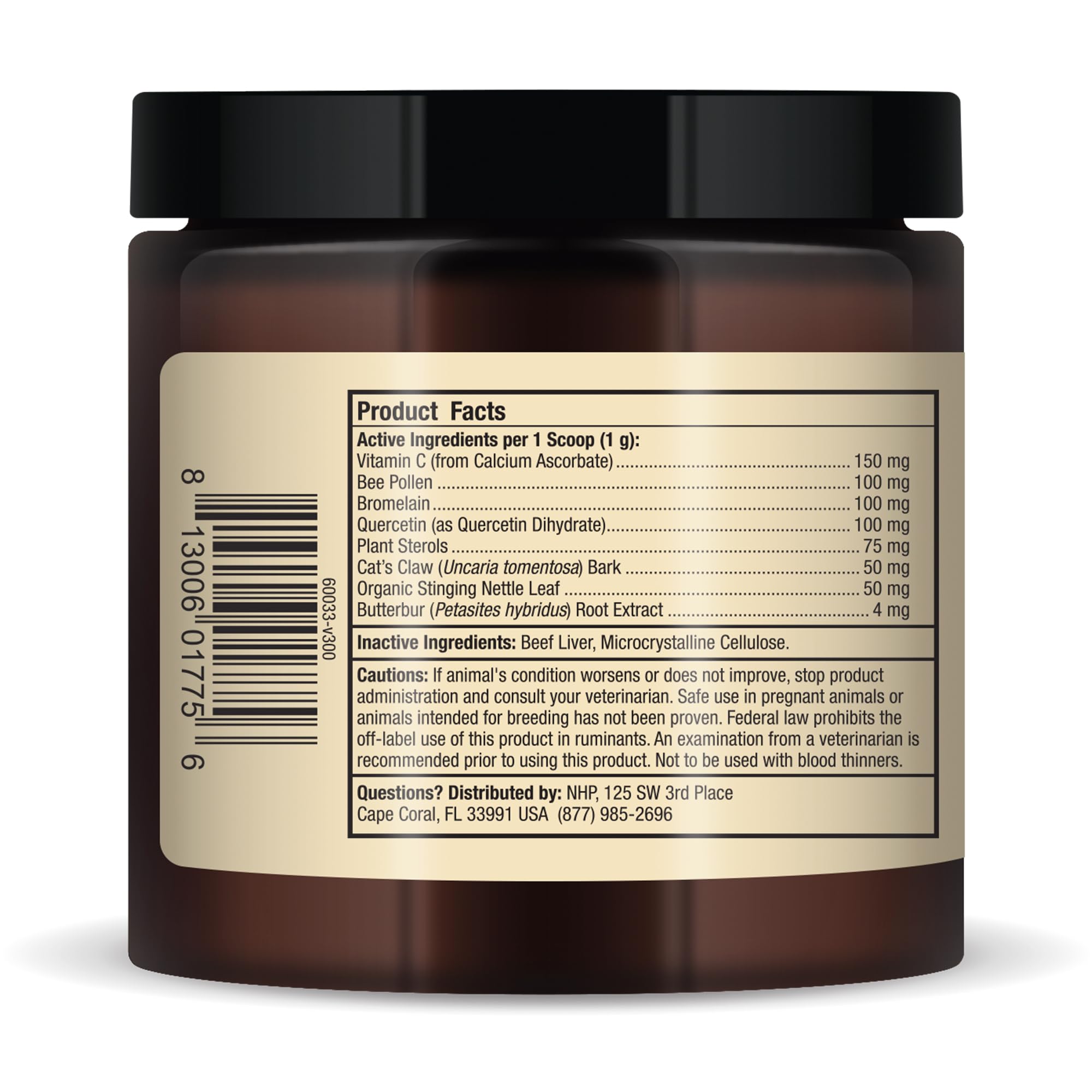 Bark & Whiskers Seasonal Support, 3.17 Oz. (90 g), 90 Scoops, Antioxidant and Immune Support, Veterinarian Formulated, Non-GMO, Dr. Mercola