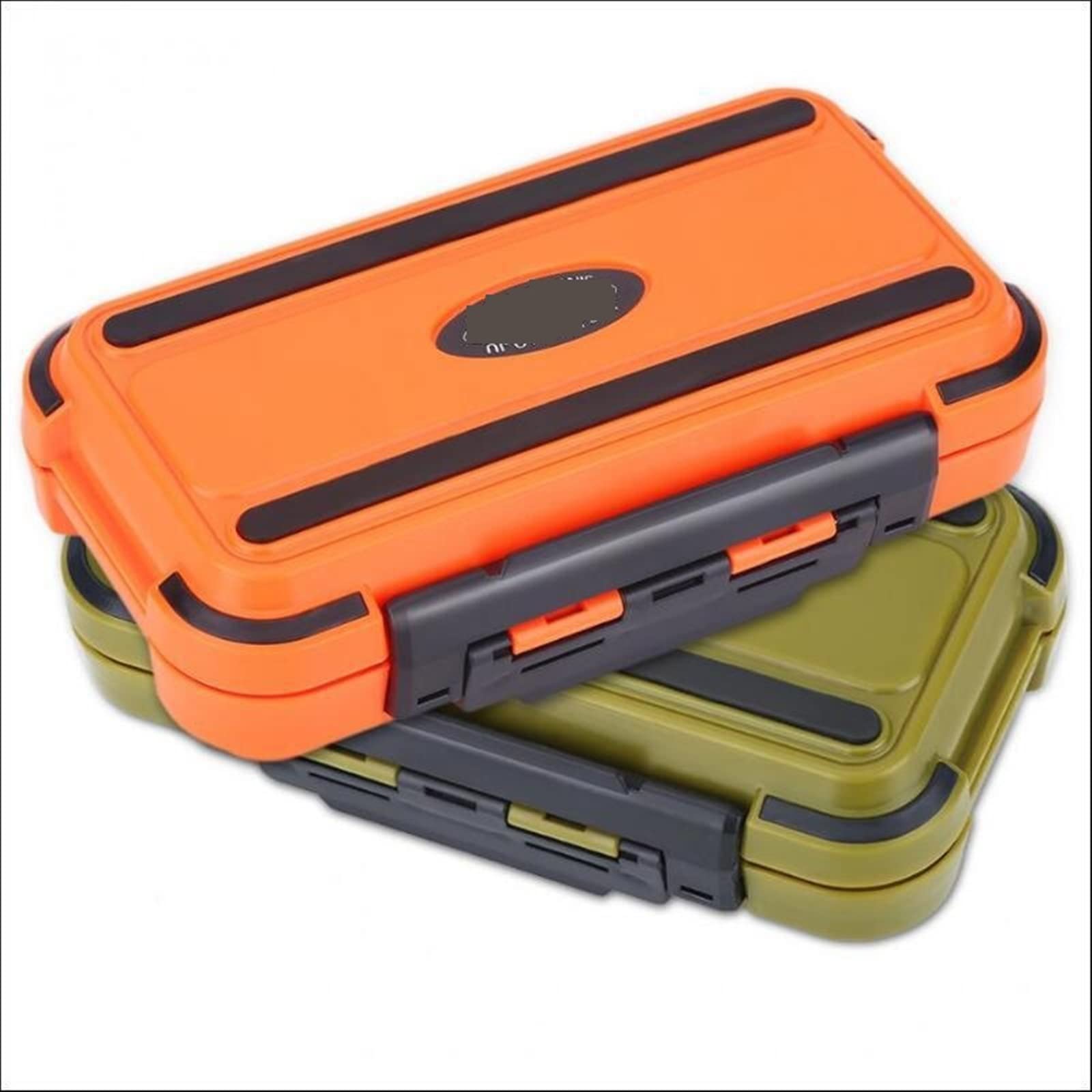 AKNHD Storage Box, Large Capacity Grid Fishing Gear Accessories Waterproof Sub-Box Water Hook Fishing Supplies Storage Box Tools Fishing Box