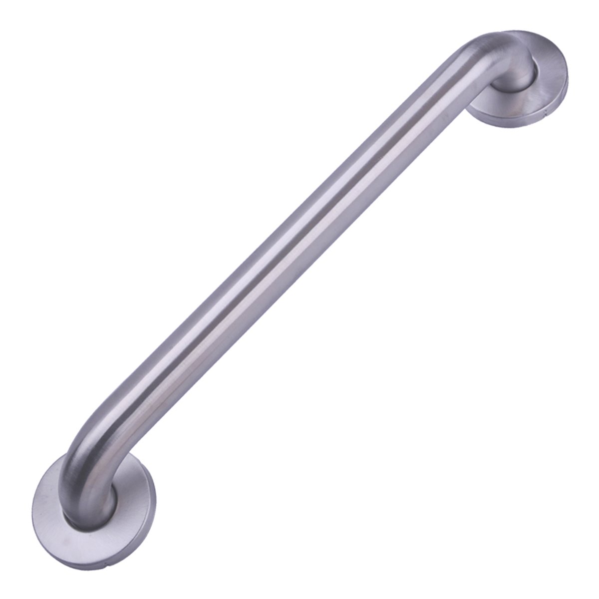 Amazon Basics Bathroom Handicap Safety Grab Bar, 16 Inch Length, 1.25 Inch Diameter, Stainless Steel
