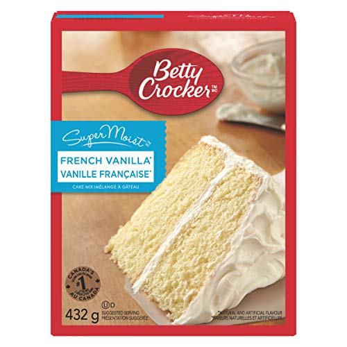 Betty Crocker Super Moist French Vanilla Cake Mix 432 Grams / 15.25 Oz - 4 Packs