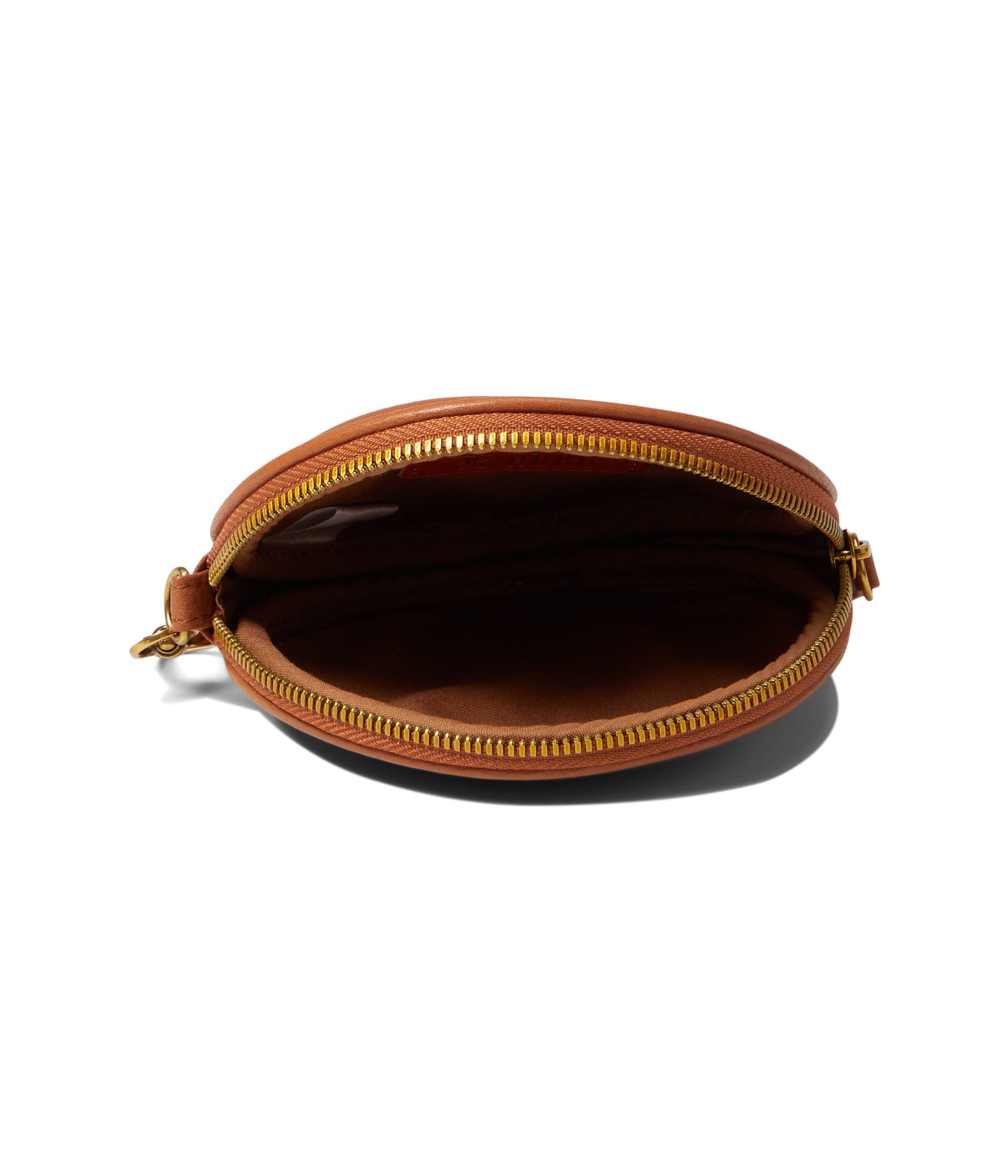 HOBO Revolve Wristlet Leather Wallet For Women - Zipper Closure, Polyester Lining, And Interior Back-Wall Zip And Slip Pocket Cashew One Size One Size