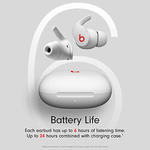 Beats Fit Pro – True Wireless Noise Cancelling Earbuds – Apple H1 Headphone Chip, Compatible with Apple & Android, Class 1 Bluetooth®, Built-in Microphone, 6 Hours of Listening Time – Beats White