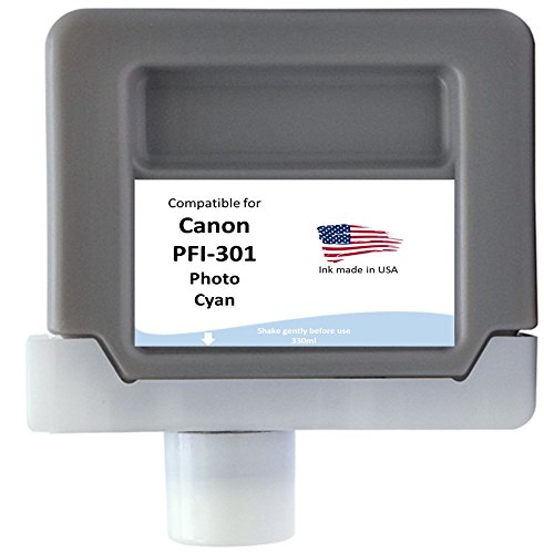 Non-OEM Compatible Canon IPF-301PC Cartridge- Photo Cyan