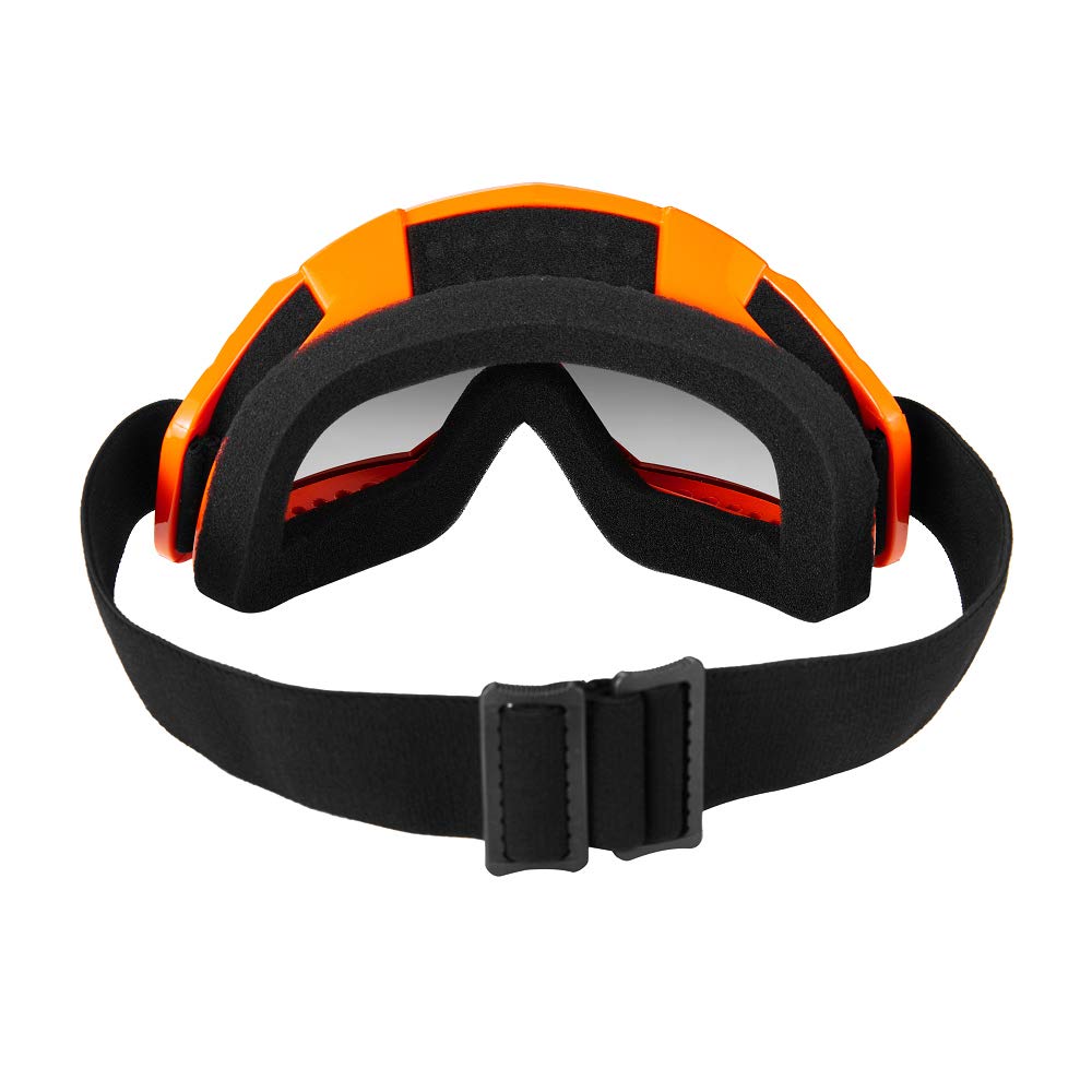 ALCADAN Ski Goggles - Over Glasses Ski/Snowboard Dust-Proof Goggles for Men, Women & Youth - 100% UV Protection 634W (Dark Blue Black)