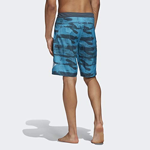 adidas Men's 2 Colored Tech Short Legacy Blue/Shock Cyan 33"