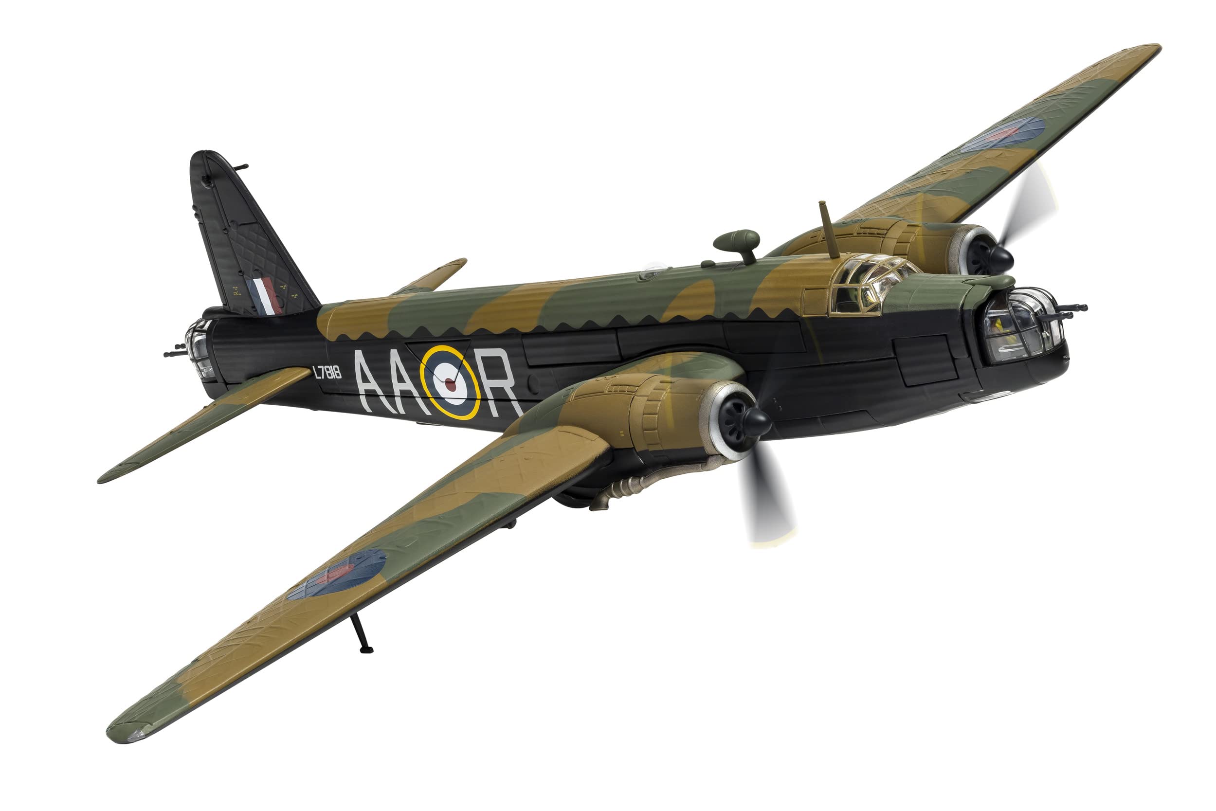 Corgi AA34812 Military Aircraft, Green/Brown/Black