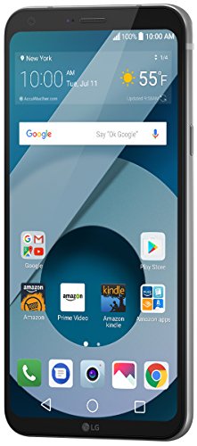 LG Q6-32 GB - Unlocked (AT&T/T-Mobile) - Platinum - Prime Exclusive - with Lockscreen Offers & Ads
