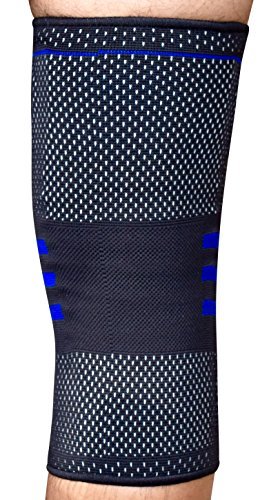 Active Relief Knee Brace by Lifehapps - Gel Knee Support and Compression Sleeve with Side Stabilizers for Arthritis Joint Pain, Meniscus Tears, ACL, MCL Injuries, Exercise, Running (Black, XL)
