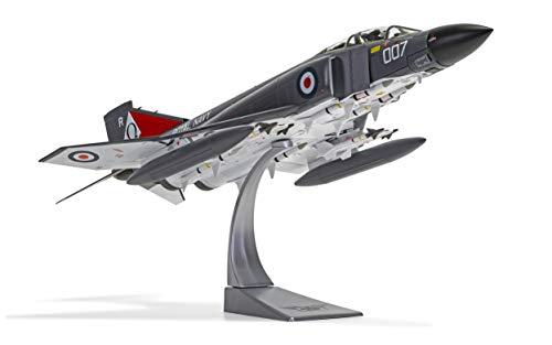 Corgi Diecast Mcdonnell Douglas Phantom FG.1 HMS Ark Royal 1:48 Military Aircraft Display Model AA27901, Black