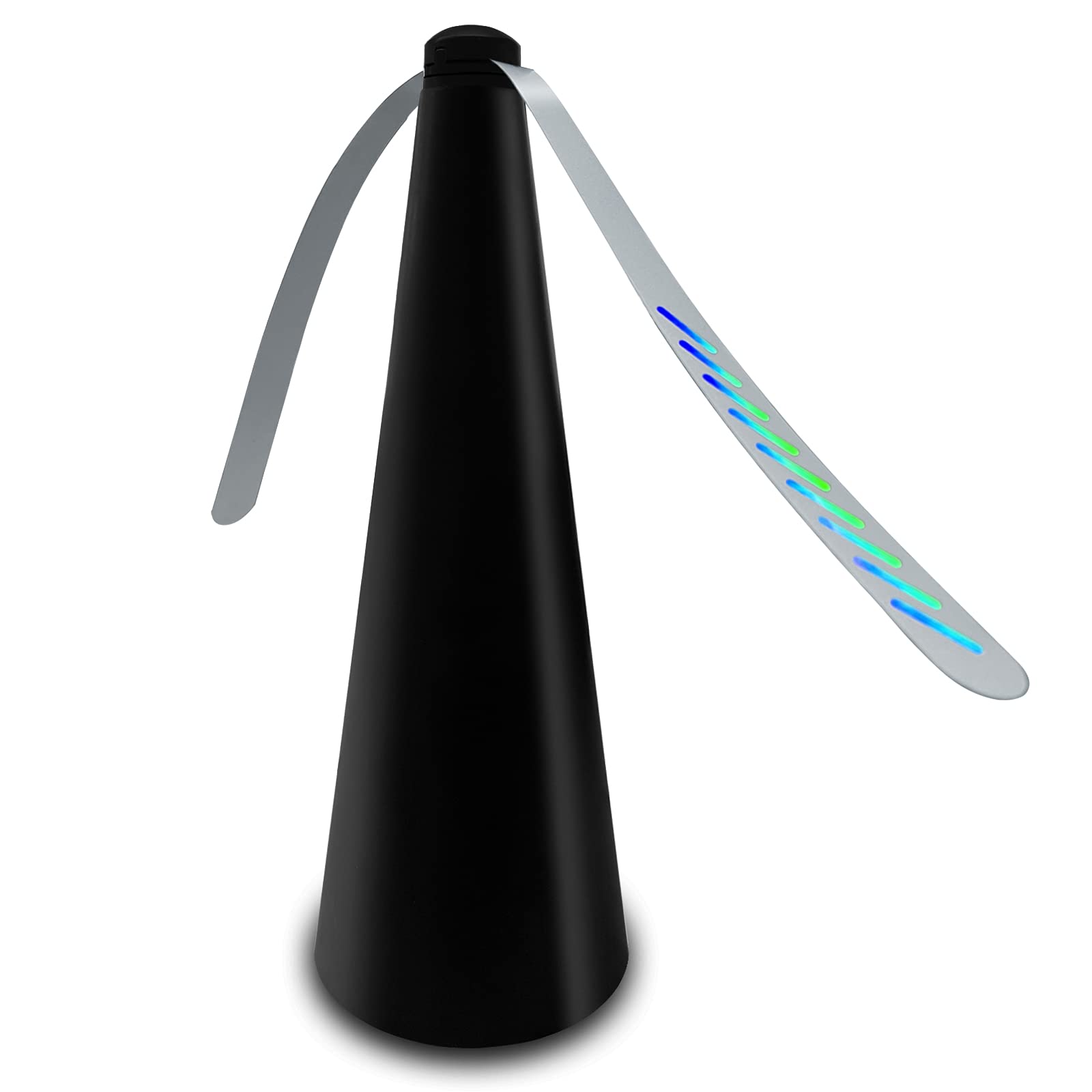 Bug Repellent Fly Deterrent Fan,Bug Repellent for Tables Indoor Outdoor Meal, Portable Table Bug Repellent Keep Flies Away from Your Food Black(1 Pack)