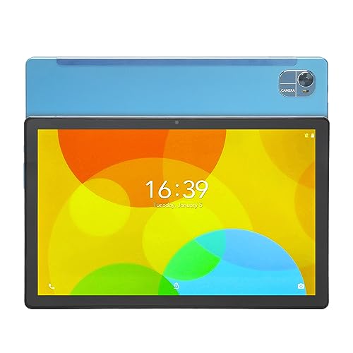 Acogedor 10.1 Inch 2 in 1 Tablet, Keyboard, 5G WiFi, 12GB RAM, 256GB ROM, 1920x1200 Res, Dual Cameras,11.0 (US Plug)