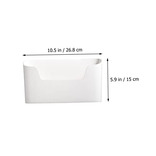 Alipis 1Pc wall storage box office refrigerator storage shelves plastic tabletop shelf refrigerator shelf bin Seasoning Holder desk topper shelf Storage Shelf Kitchen Accessory hanging