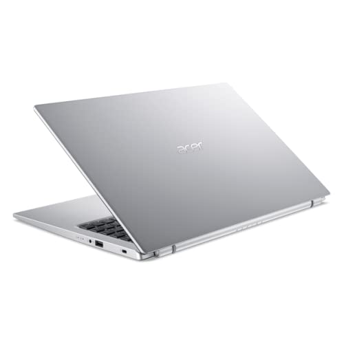 acer 2022 15.6 Full HD Laptop, FHD Display, Aspire 1, Intel Celeron N4500, 8GB DDR4, 128GB eMMC, Windows 10 S Mode, 1 Year Microsoft 365+ YSC Accessory (Silver)