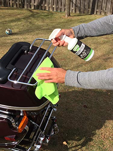 Shine Doctor Motorcycle Cleaning Kit Cleans Chrome, Leather, Vinyl and Removes Grime and Grease.