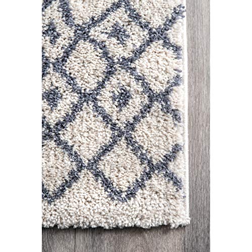 nuLOOM Barbara Moroccan Area Rug, 6' 7" x 9', Beige