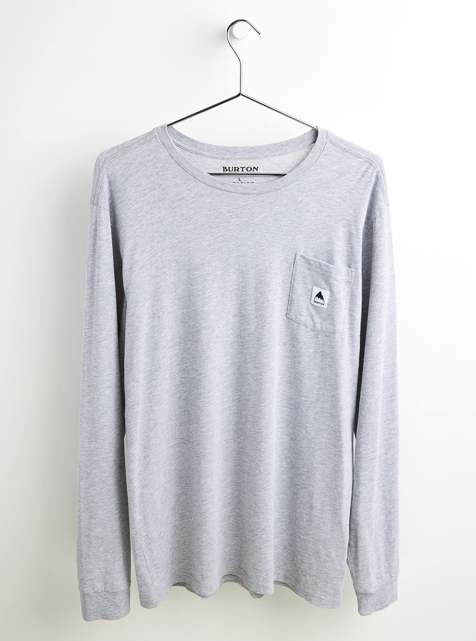 Burton Men's Standard Multipath Essential Tech Short Sleeve T-Shirt, Gray Heather, Small
