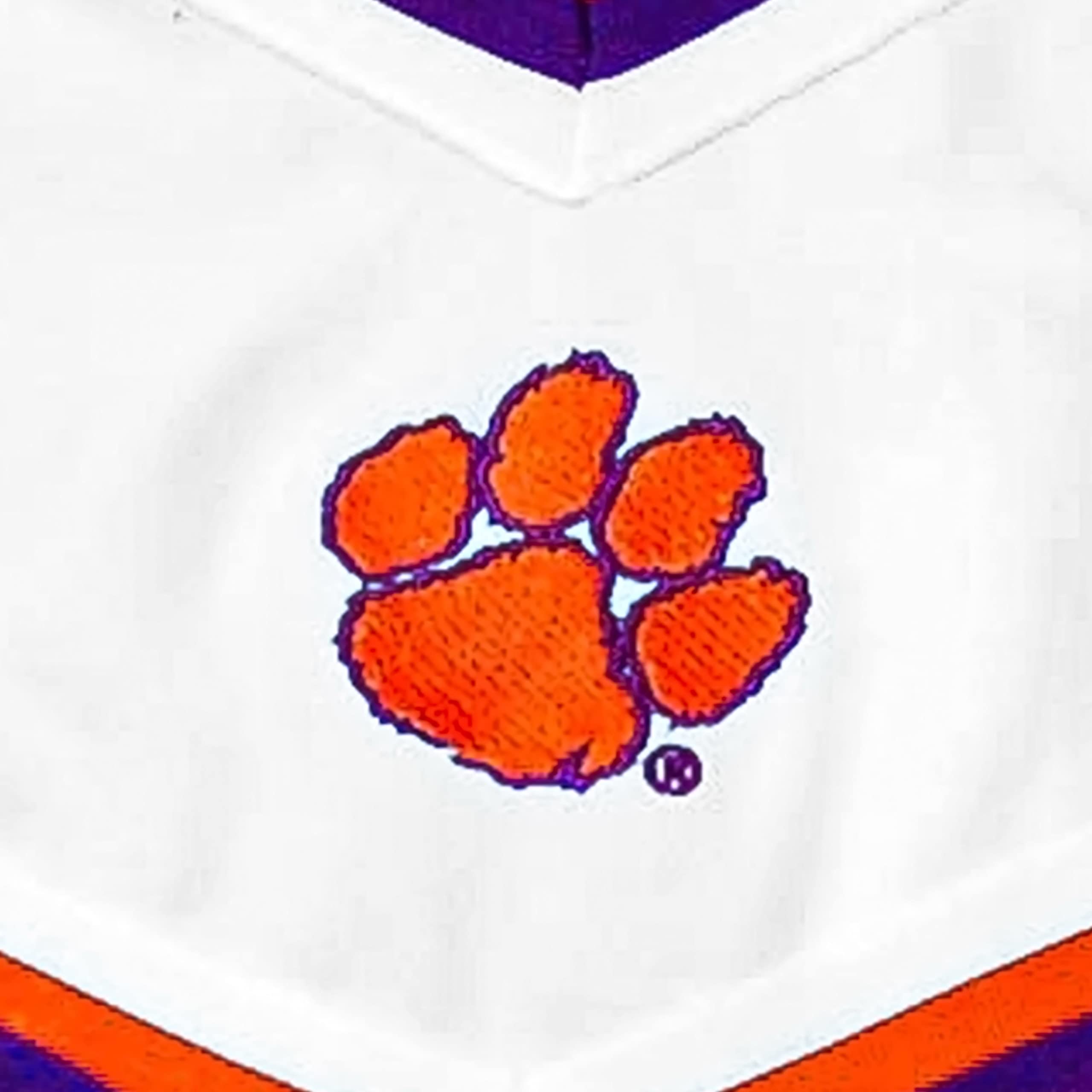 Little King NCAA Toddler/Youth Girls Team Cheer Jumper Dress-Clemson-Y6