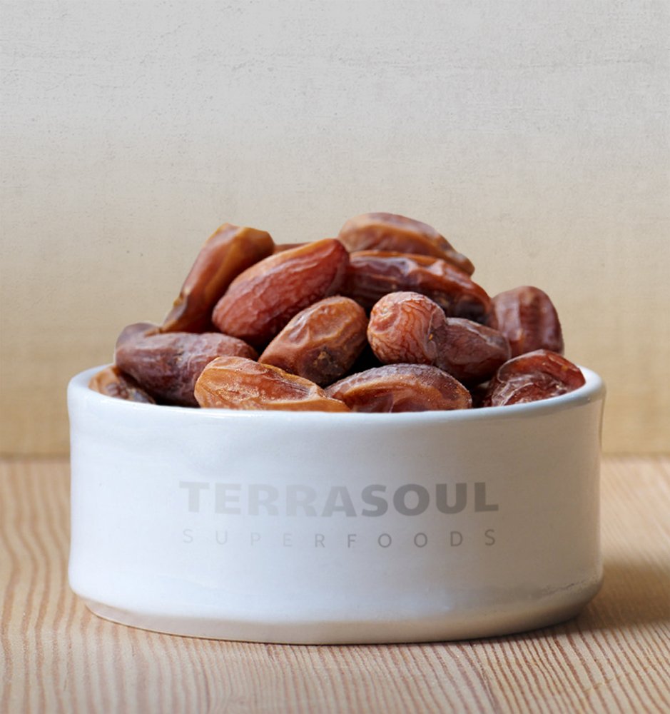 Terrasoul Superfoods Organic Deglet Dates, 2 Lbs - Pitted | Fresh | Natural Sweetener