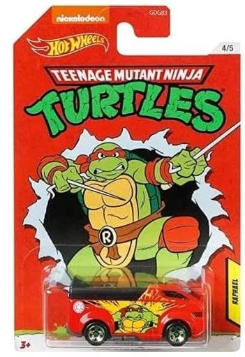 Hot Wheels Teenage Mutant Ninja Turtles TMNT Complete Set of 5 Vehicles