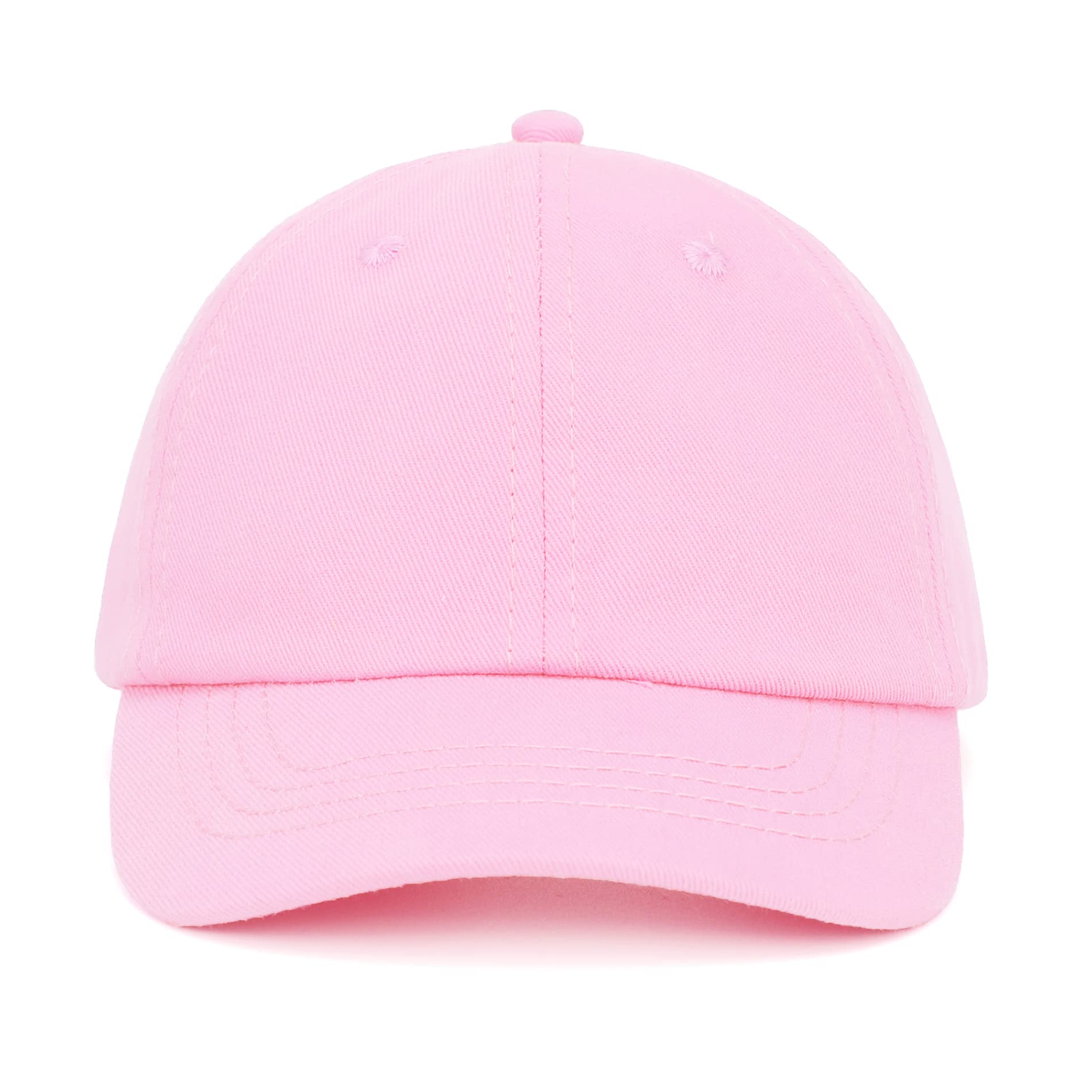 Baby Baseball Hat Adjustable Baby Baseball Cap for Girls Boys Sun Protection Baby Sun Hat Light Pink 12-36 Months