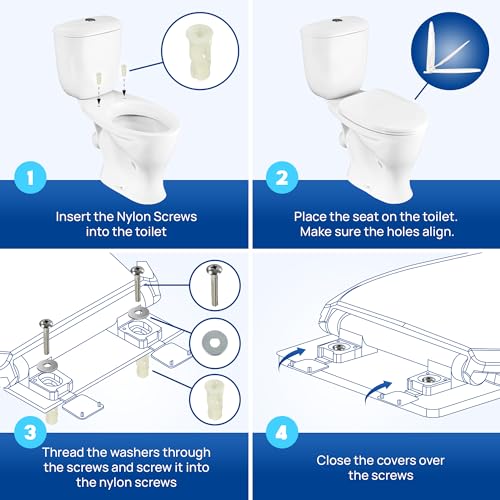 UMIEN Potty Training Toilet Seat 2 in 1 Toilet Seat For Toddlers & Adults – Kids Potty Training Easy To Install Elongated