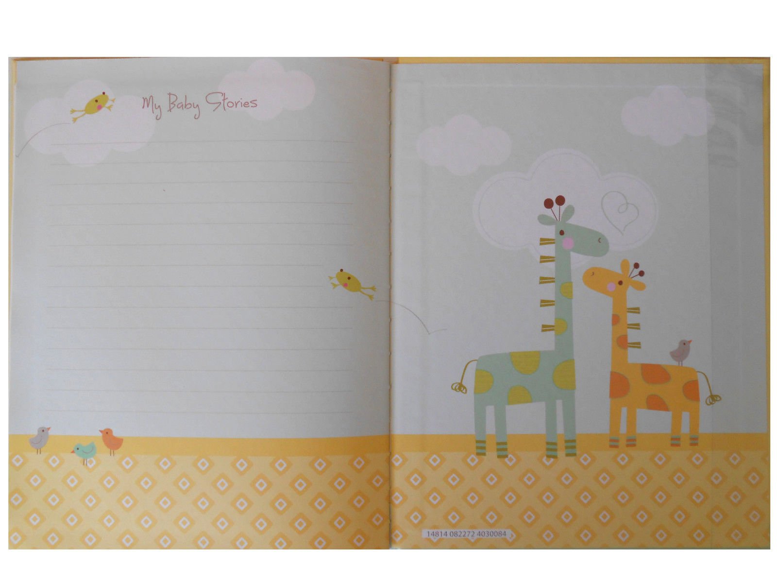 C.R. Gibson Stepping Stones "Baby's World" Baby's First Memory Book - Animals - Style May Vary